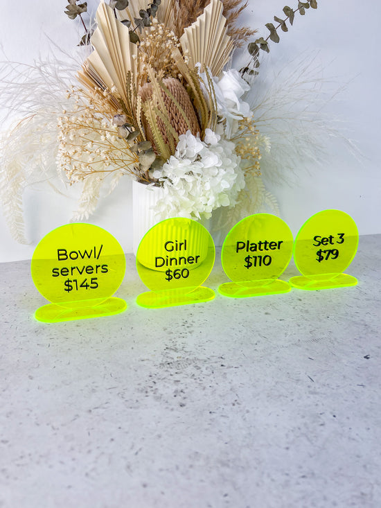 Free Standing Price Discs – ByCarly Designs